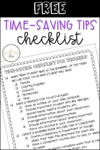 5 Time-Saving Tips for Teachers - A Differentiated Class