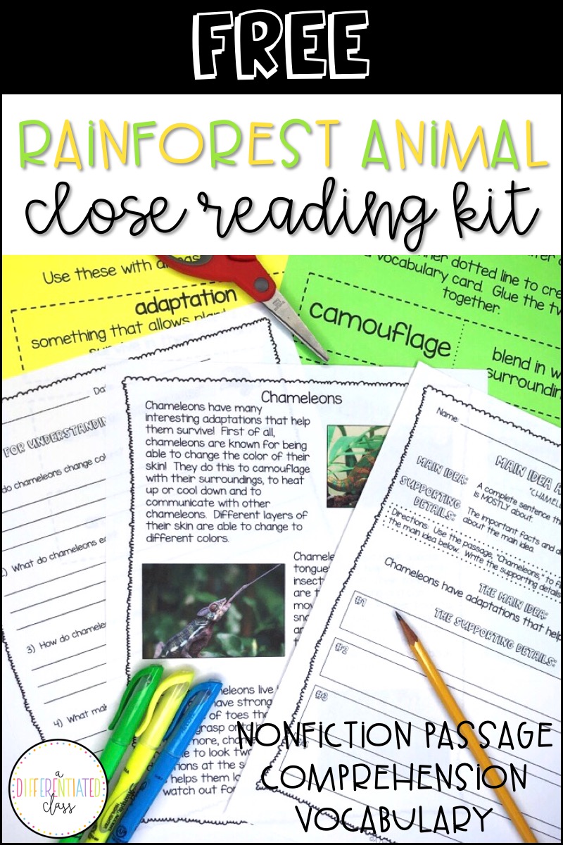 Teaching Close Reading in 3 Easy Steps! - A Differentiated Class